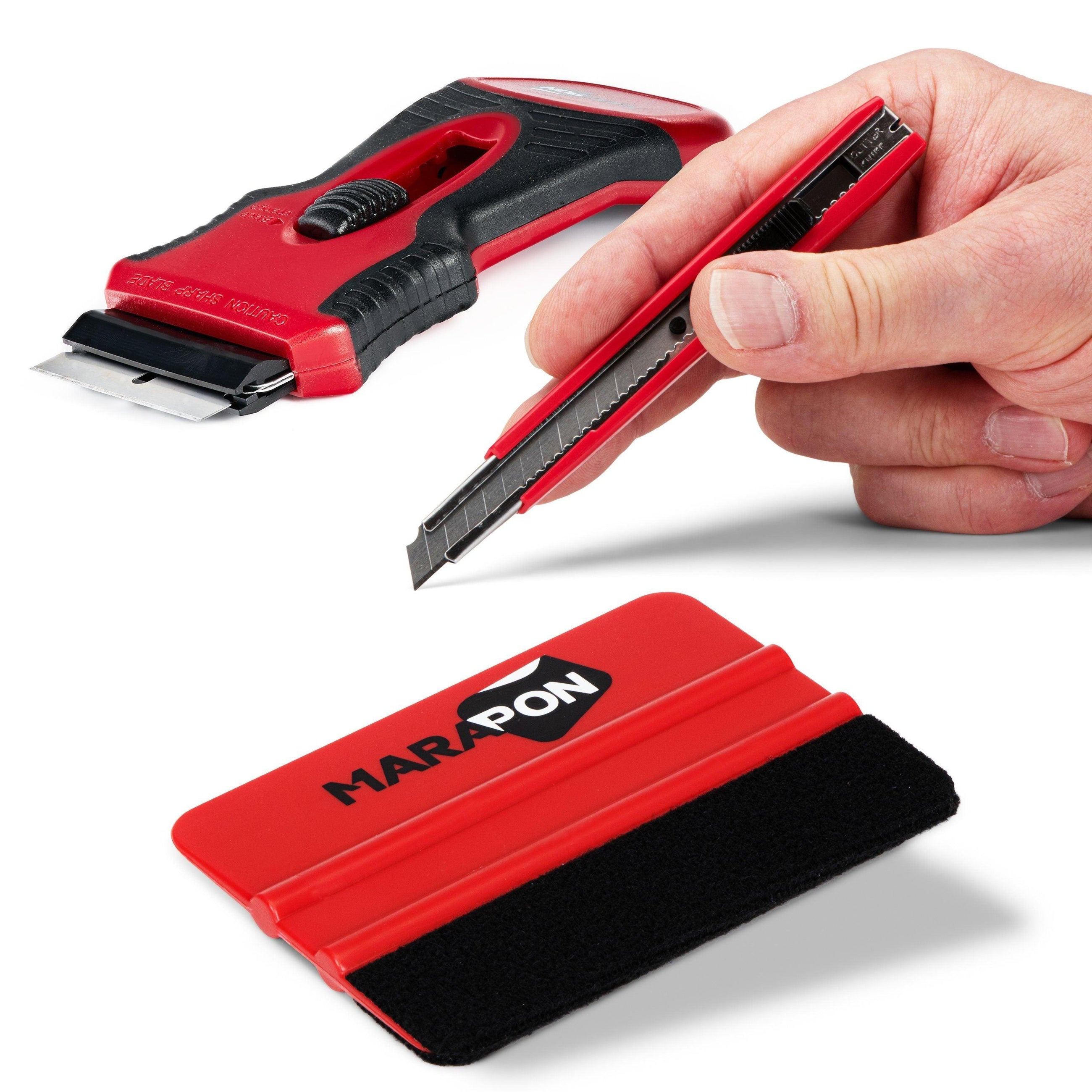 Professionelles Rakel Set für Fensterfolien und Autofolien | von MARAPON®